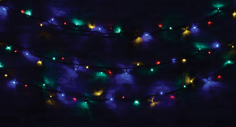 LYYT: 155.409UK, Heavy Duty LED String Lights, 90 LEDs, Multicolour ...