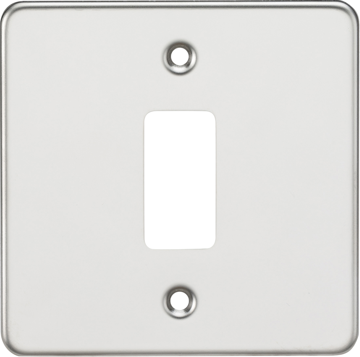 Knightsbridge GDFP001PC Flat Plate 1G Grid Faceplate | Polished Chrome ...