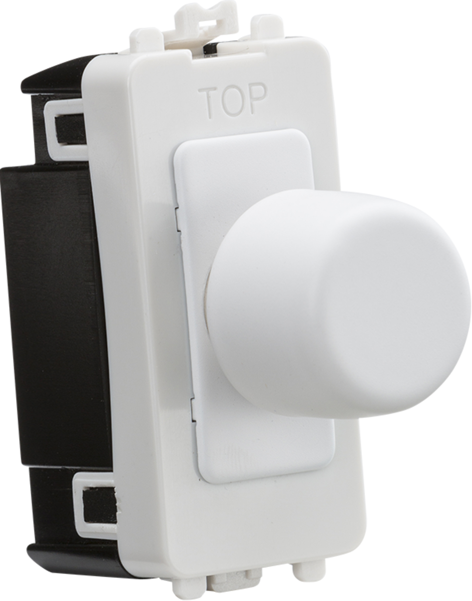 Knightsbridge GDM022MW 6A Dummy Dimmer Module | Matt White, 2-Way – WME