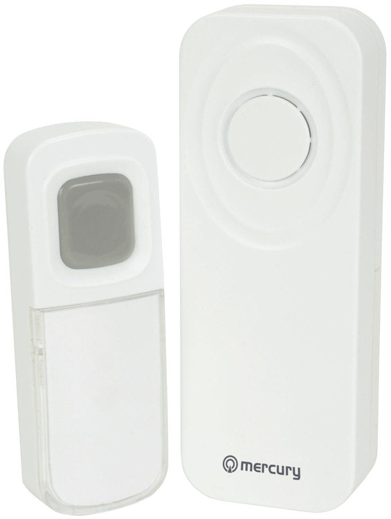 Mercury: 350.295UK, Wireless Waterproof Doorbell, Portable Chime, 50m ...