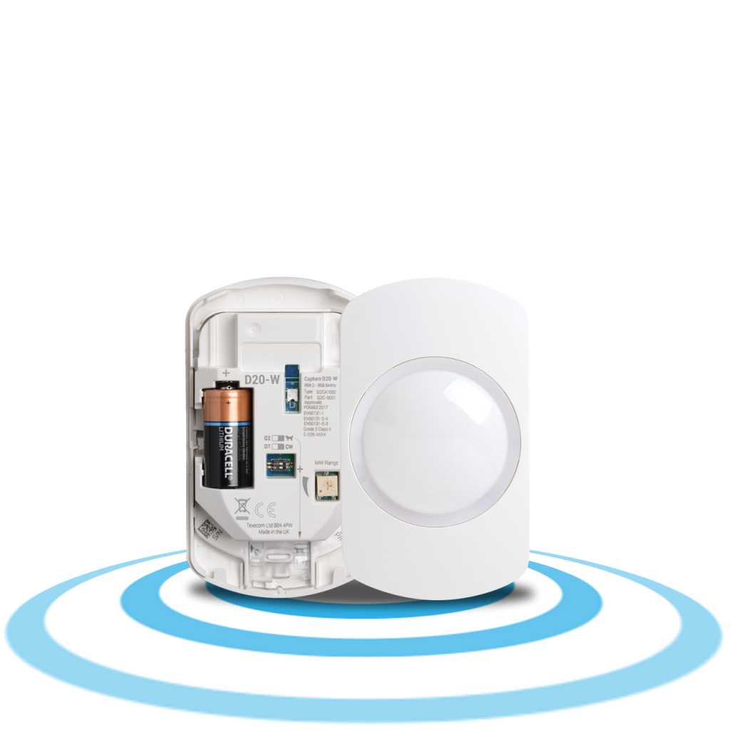 Texecom GDC-0001 Capture D20-W Motion Detector | 15m PIR Coverage – WME