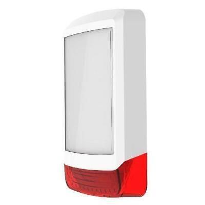 Texecom: WDA-0002, Odyssey X1 Bell Box Cover, White/Red Frame ...